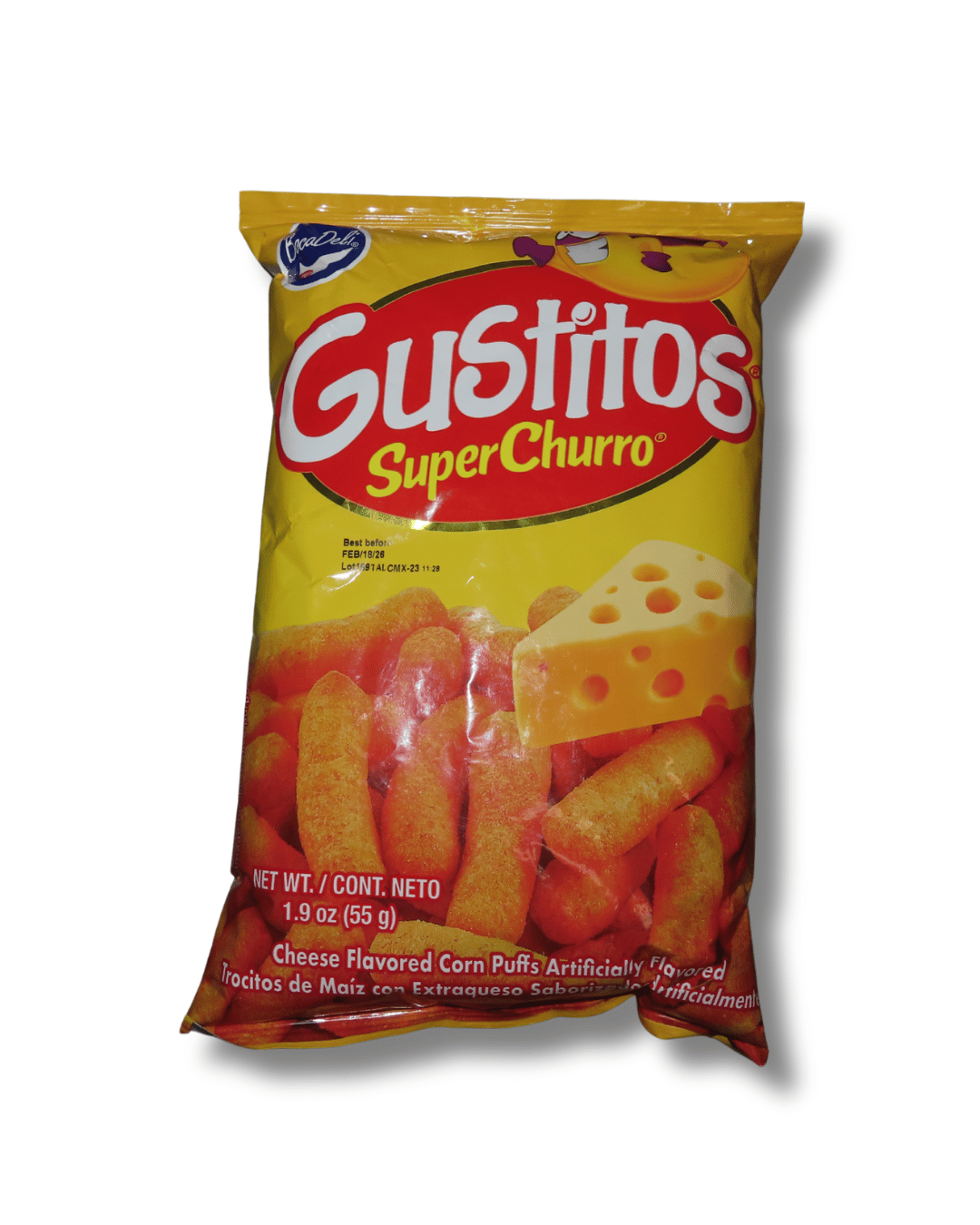 BocaDeli Gustitos SuperChurro 55g | El Mercadito Salvadoreno