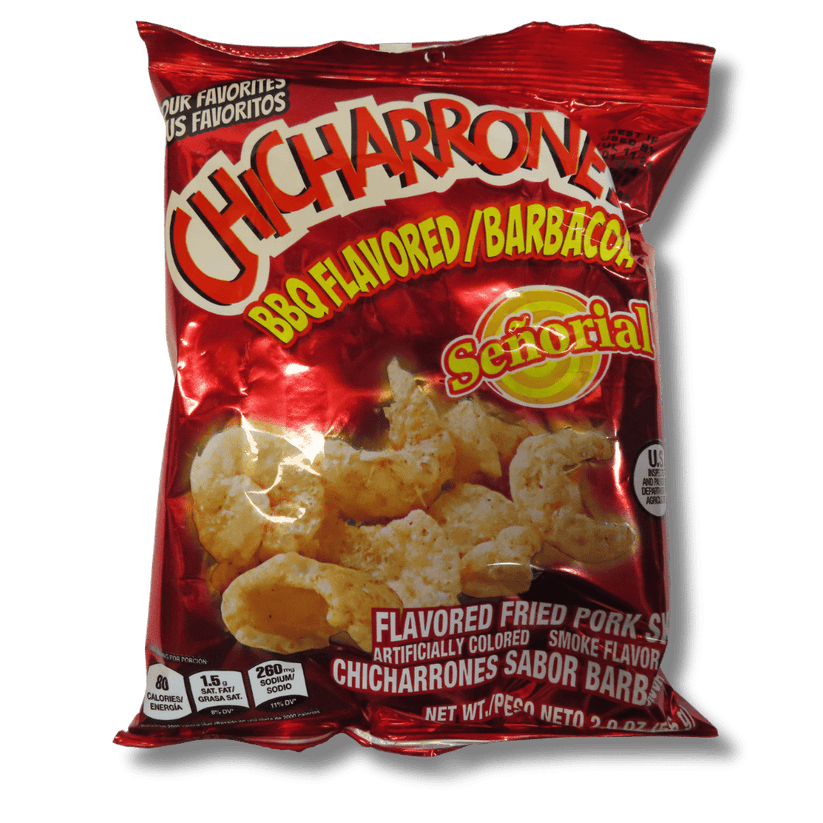 Senorial Chicharrones Barabacoa 56g | El Mercadito Salvadoreno